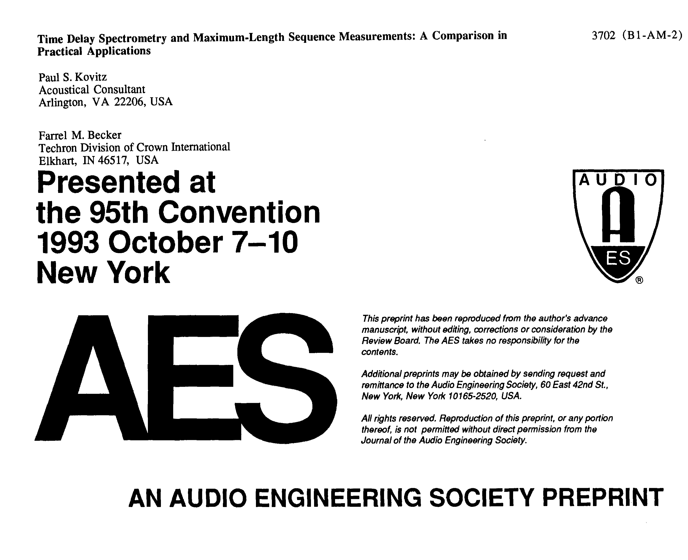 aes-e-library-time-delay-spectrometry-and-maximum-length-sequence